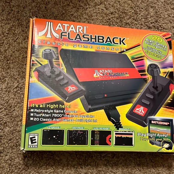 atari | Toys | Nwt Atari Flashback Classic Game Console With Built In Games Never Openedused ...
